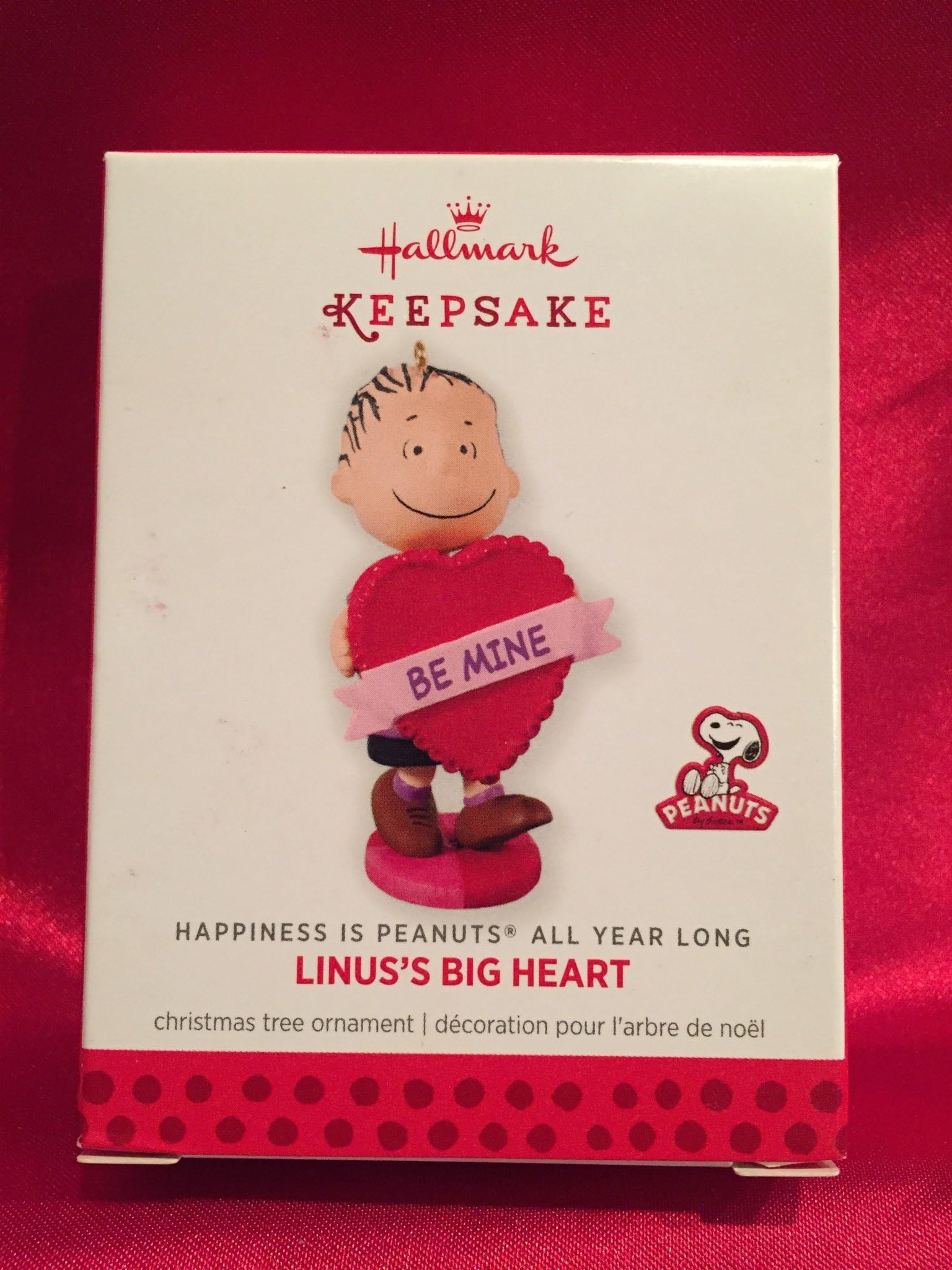 Amazon.com: Hallmark Christmas Ornament Peanuts Linus with Blue Blanket ...