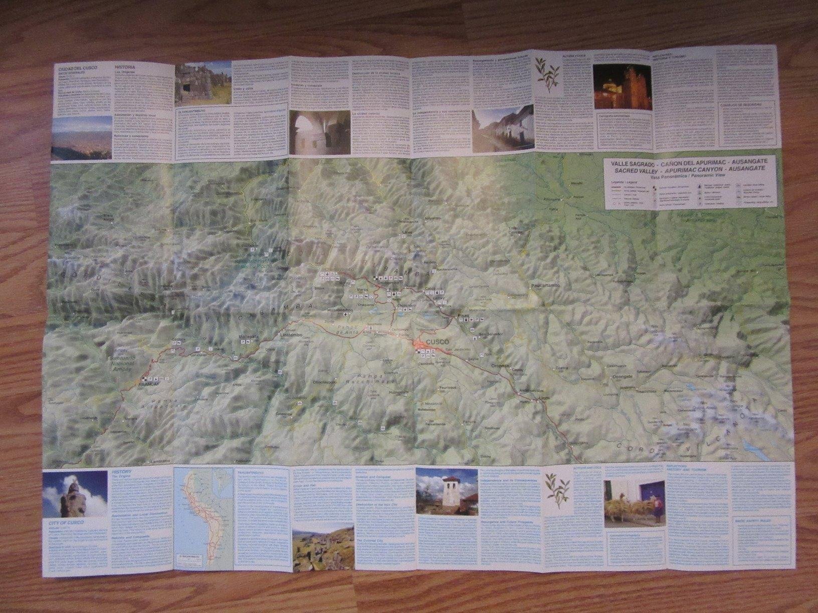 Cusco, Peru Tourist Map: Lima 2000: 9789972654275: Amazon.com: Office ...