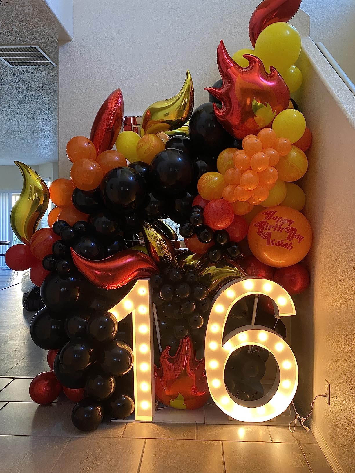 Amazon.com: 18 Pcs Fire Truck Birthday Party Supplies 32 Inch Fire ...