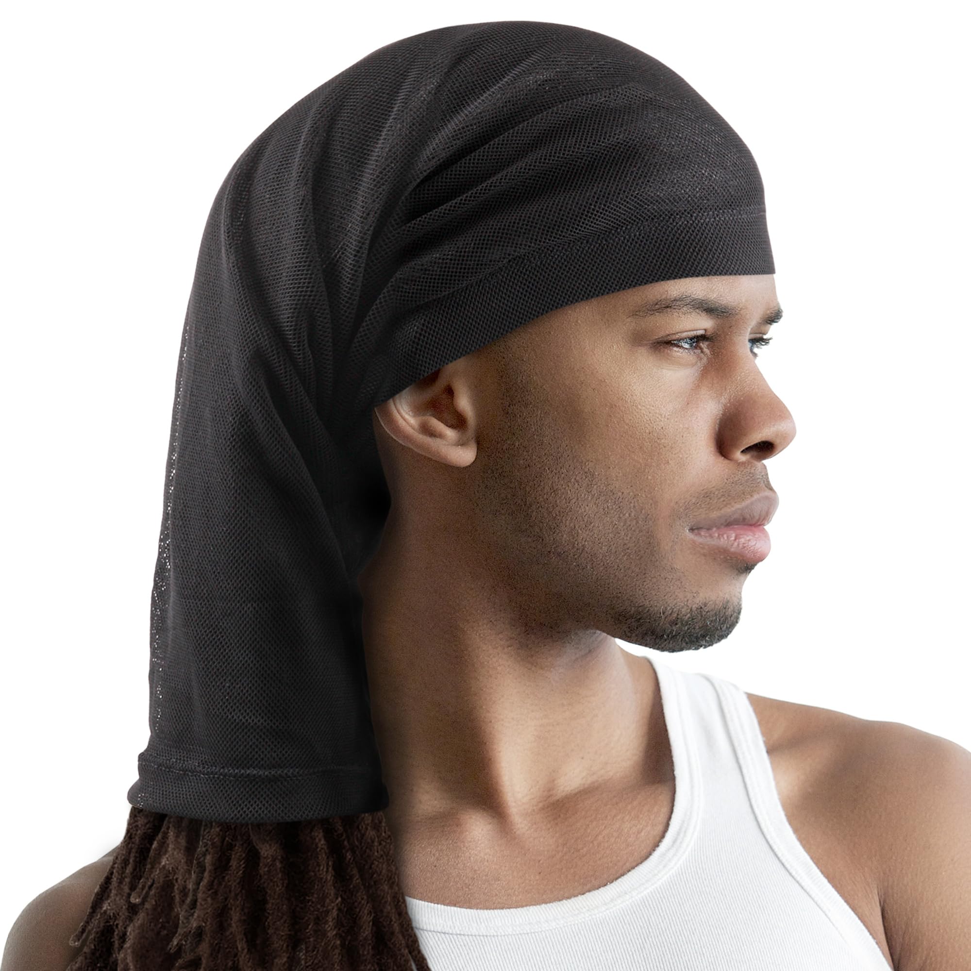 Amazon.com: Titan Classic Open Back Mesh Dreadlock Cap - Black : Beauty ...