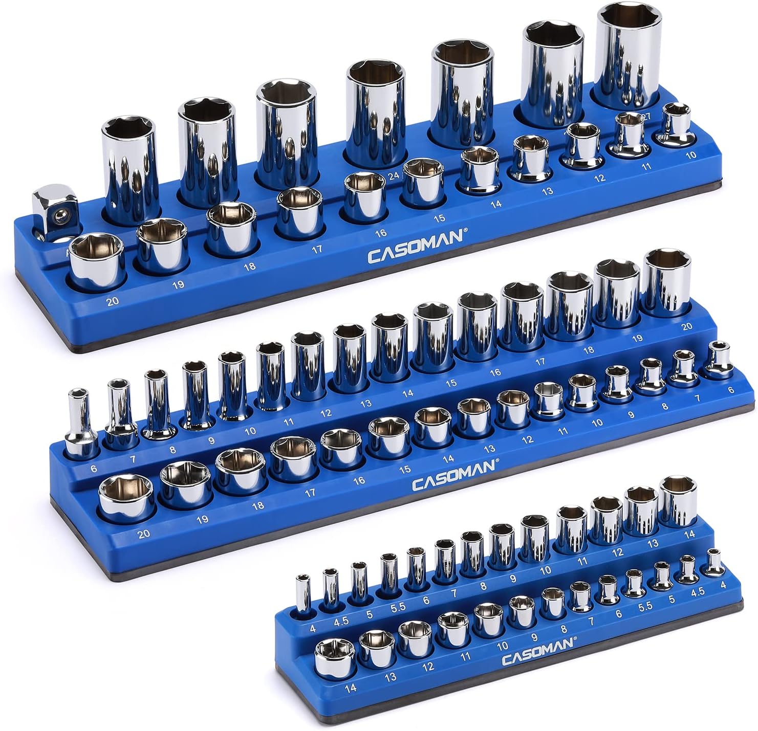 Amazon.com: Precision Defined Magnetic Tool Socket Organizer Holder ...