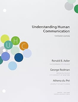 Amazon.com: Understanding Human Communication: 9780190649173: Adler ...
