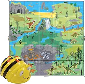 Amazon.com: Bee Bot See and Say Coding Robot with Dinosaur Activity Play Mat - Educational STEM ...