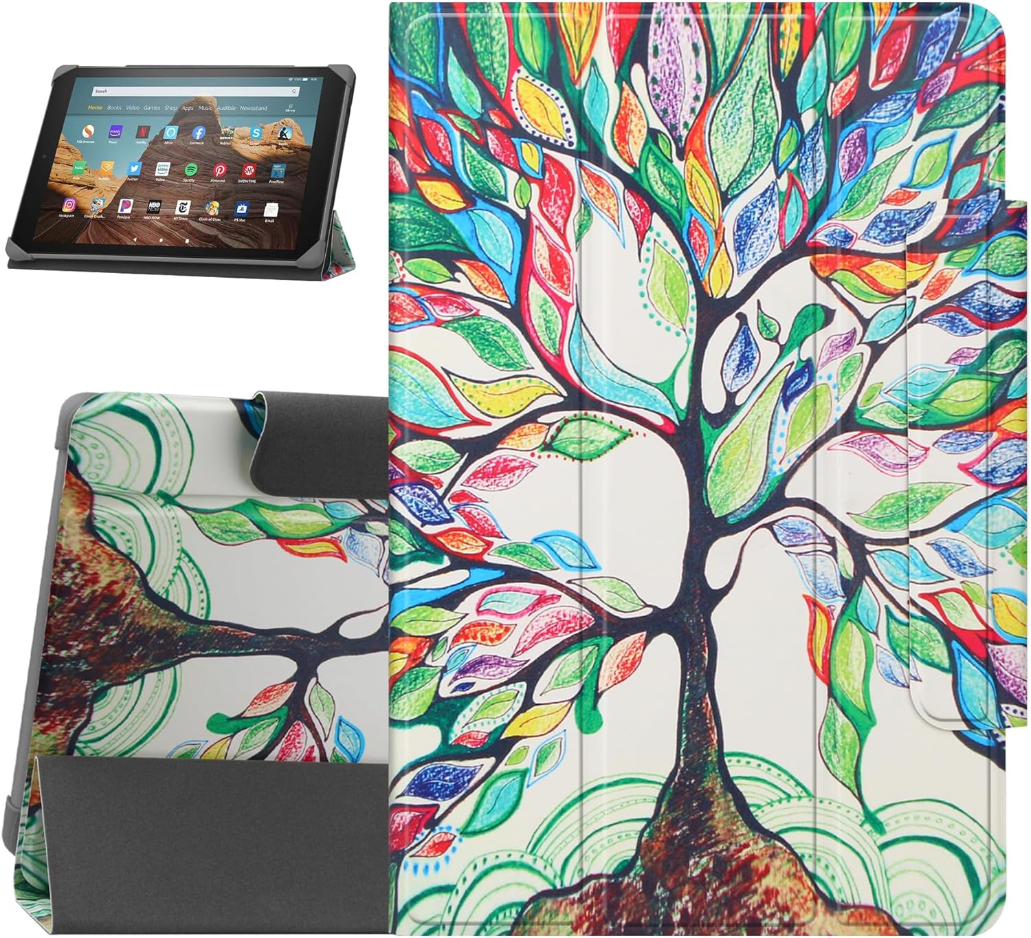 Amazon.com: HoYiXi Universal Case for 8 inch Tablet,Protective Tablet ...