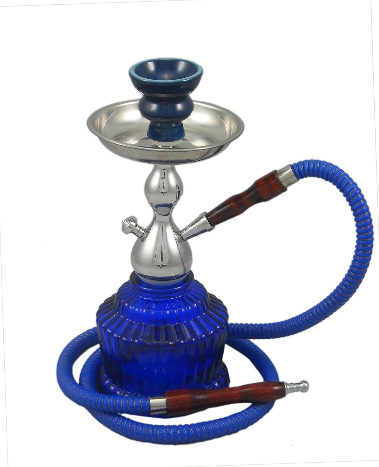 Amazon.com: Mini Hookah Shihsa 14'' Blue Passion Hookah Nargila Blue ...