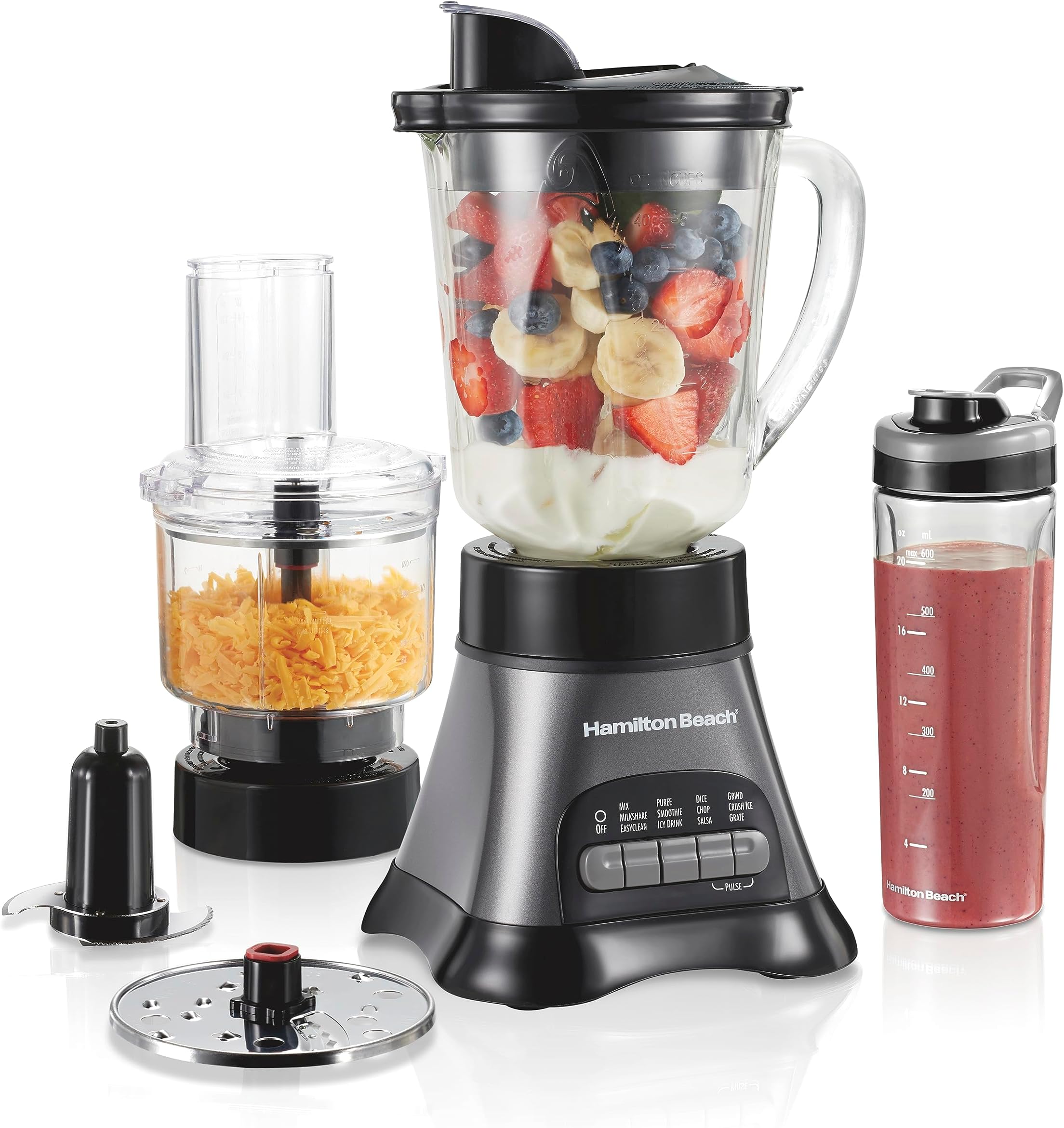 Amazon.com: Hamilton Beach Blender for Shakes & Smoothies, 40 oz Jar ...