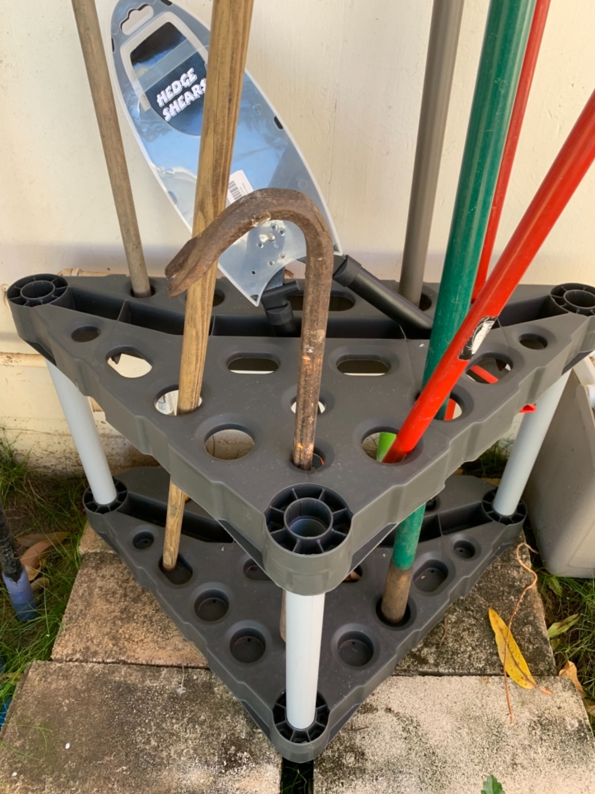 Garage Corner Tool Tower Rack at Kate Terry blog