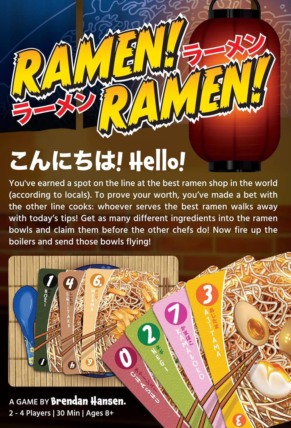 Japanime Games Ramen! Ramen! Juego de mesa – Yaxa Colombia