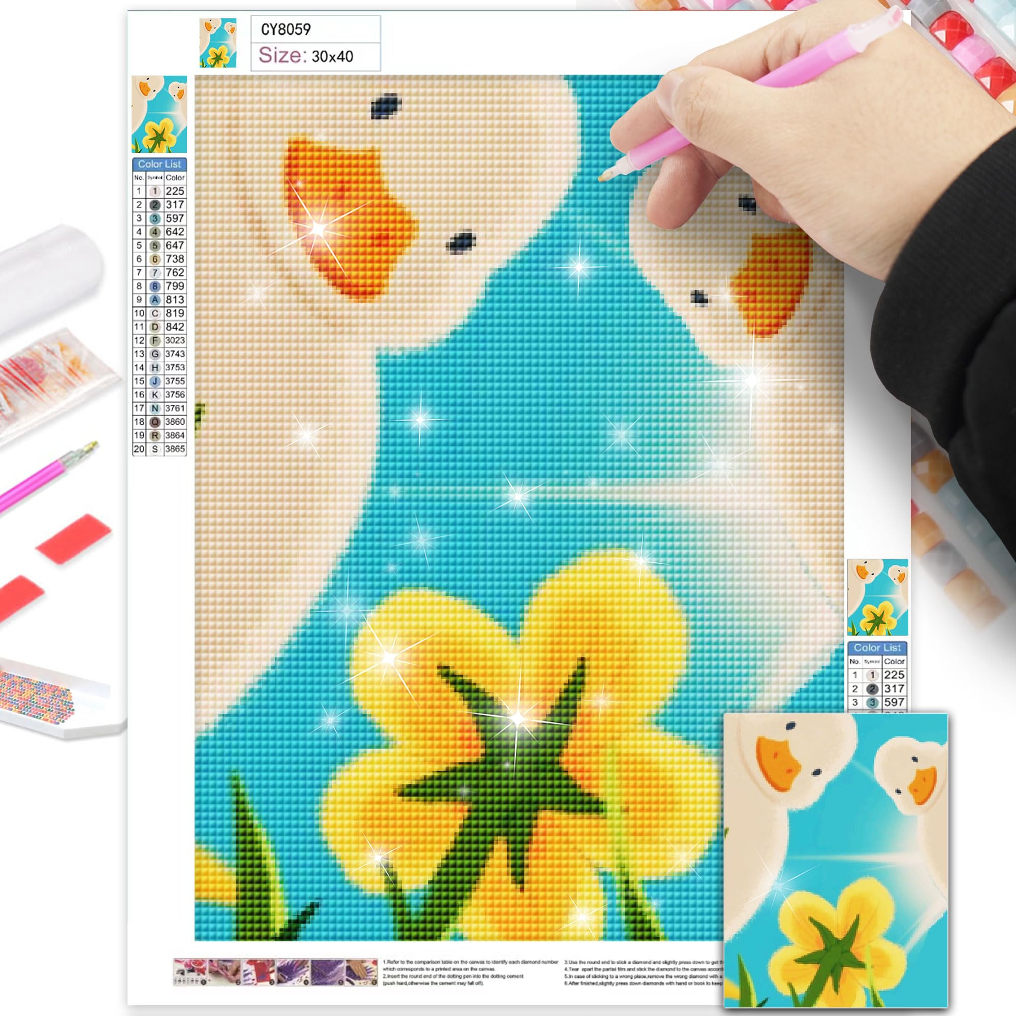 Amazon.com: 5D Animal Diamond Painting Kits for Adults, Capybara ...