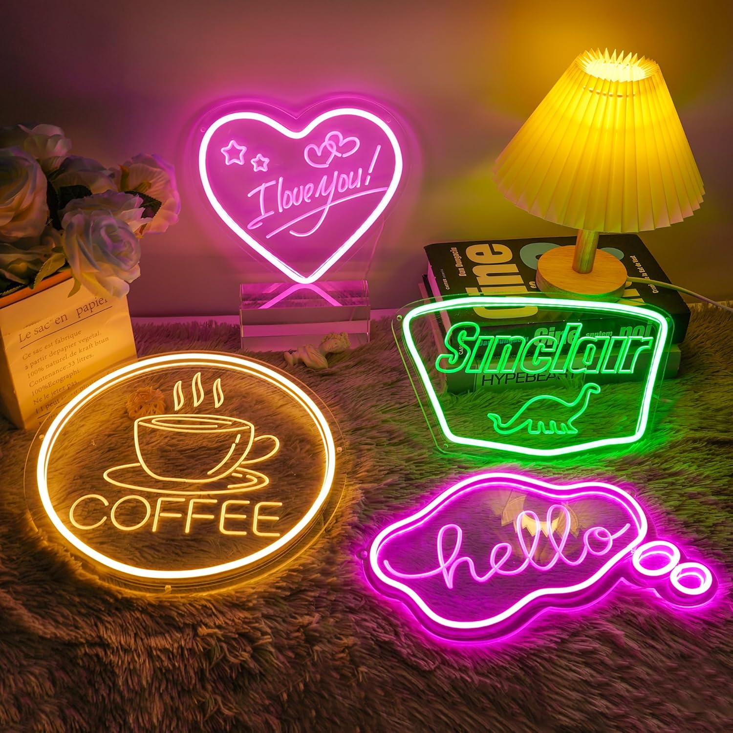Letreros de neón personalizados, letrero de neón LED personalizado con ...