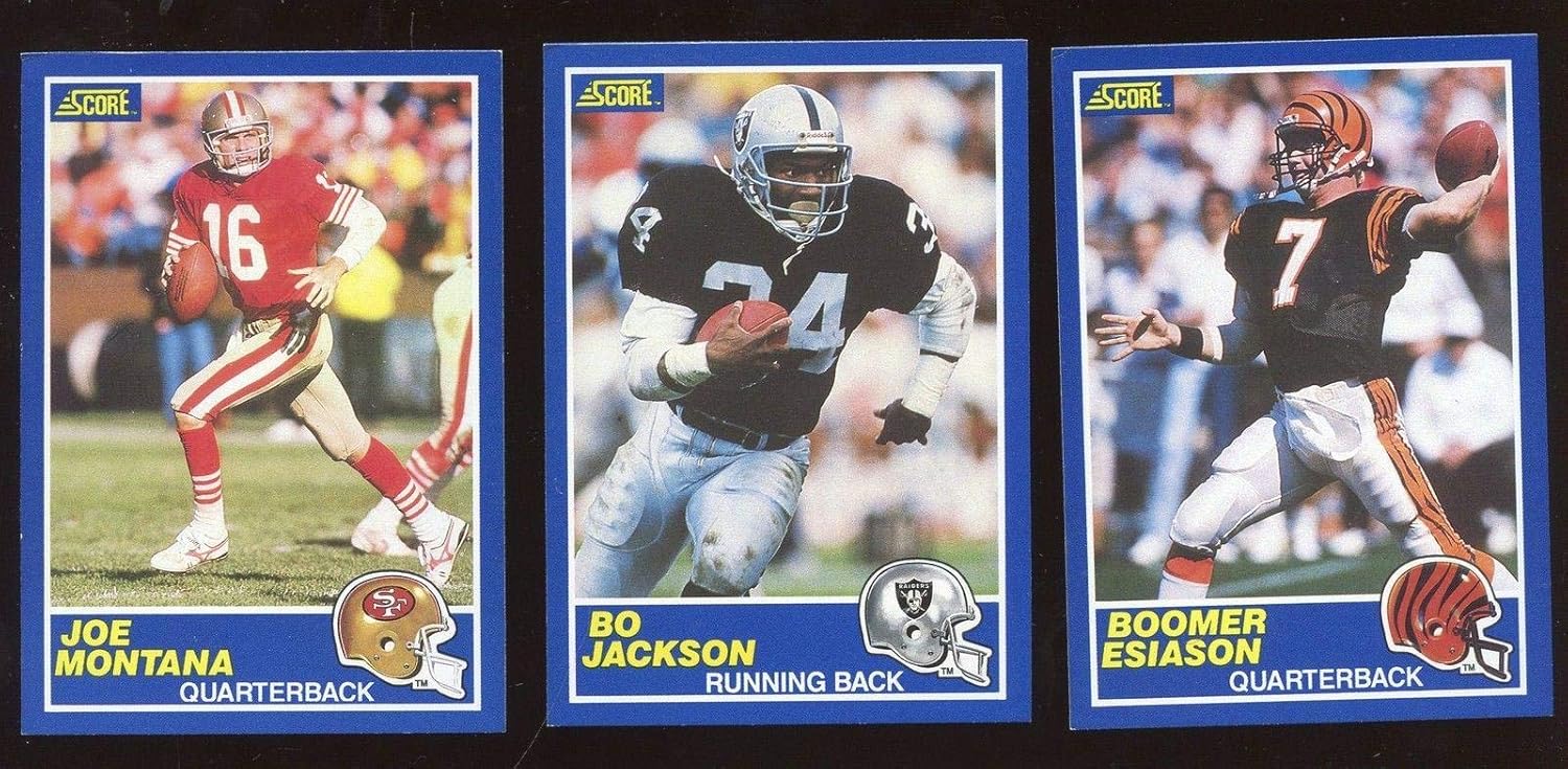 1989 Score Football Card Complete Set (330) NRMT - Football Cards at ...