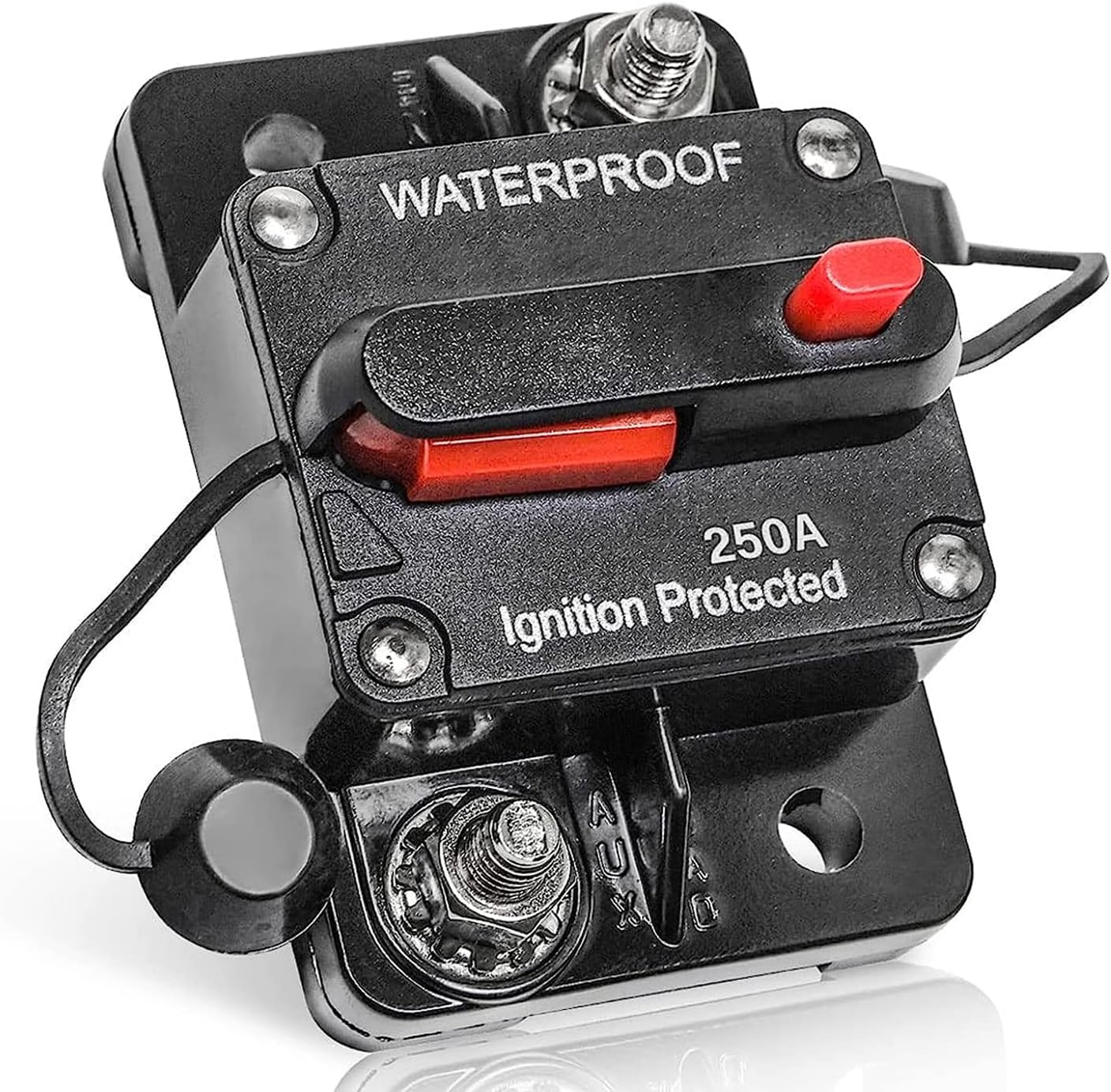RED WOLF 200 Amp Circuit Breaker with Wire Lugs Copper Washer ...