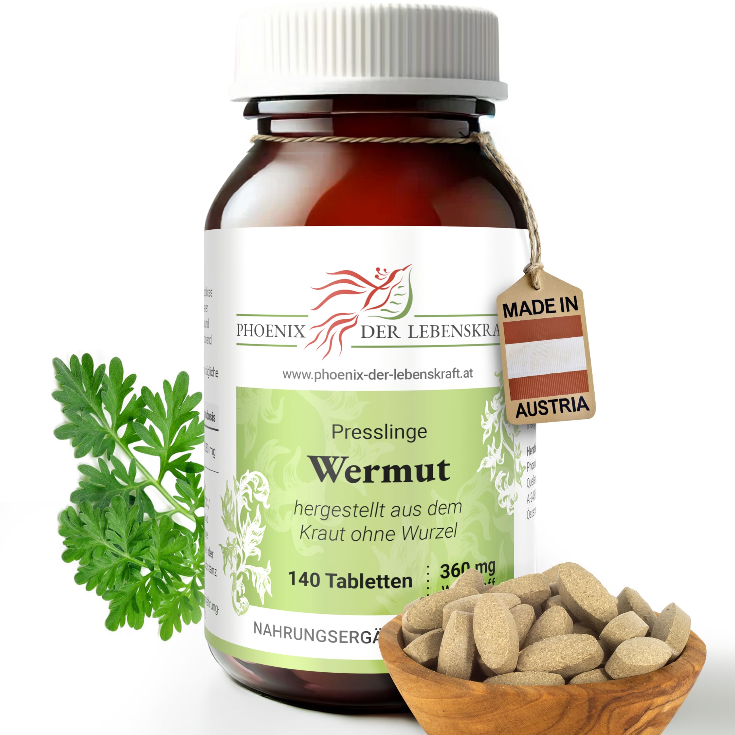 Wormwood Tablets, 360 mg Active Ingredient (Artemisia Absinthium ...