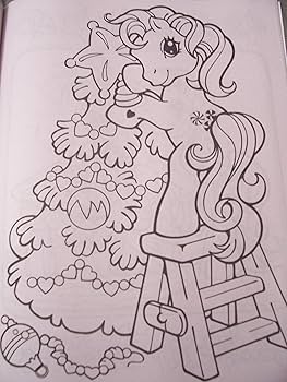 my little pony christmas coloring pages