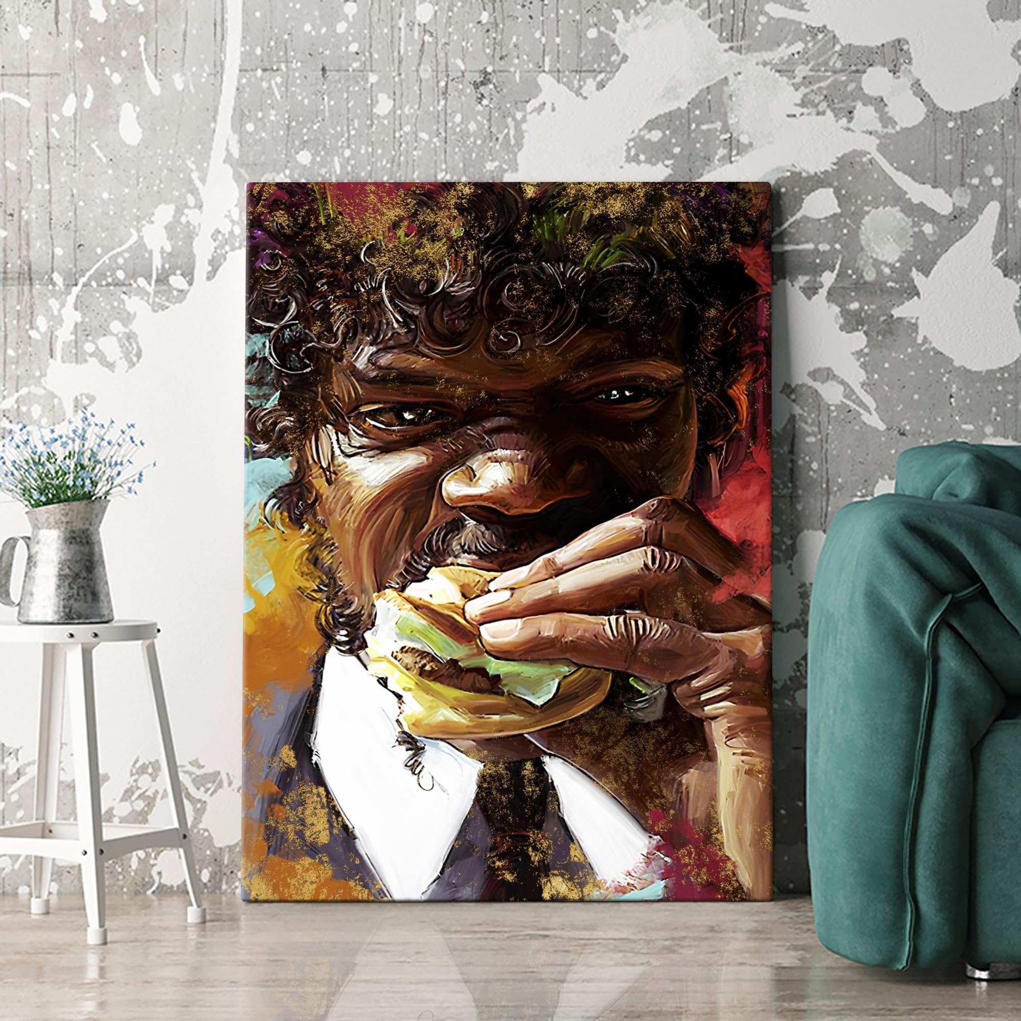 Pulp Fiction Jules Art Saint Jules Excellent Pulp Fiction Tapestry