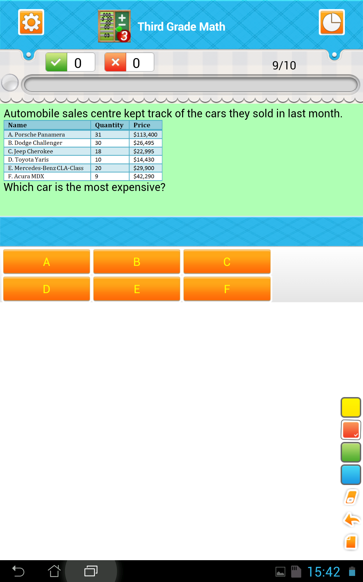 Third Grade Math - App on Amazon Appstore