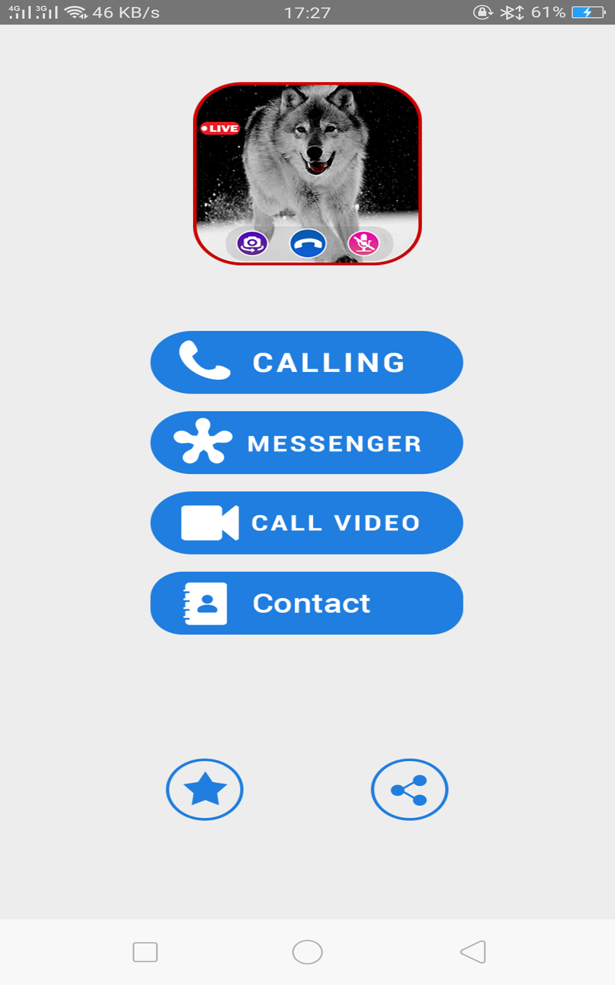 Call Video Wolf Simulator - Prank Call Apps:Amazon.com:Appstore for Android