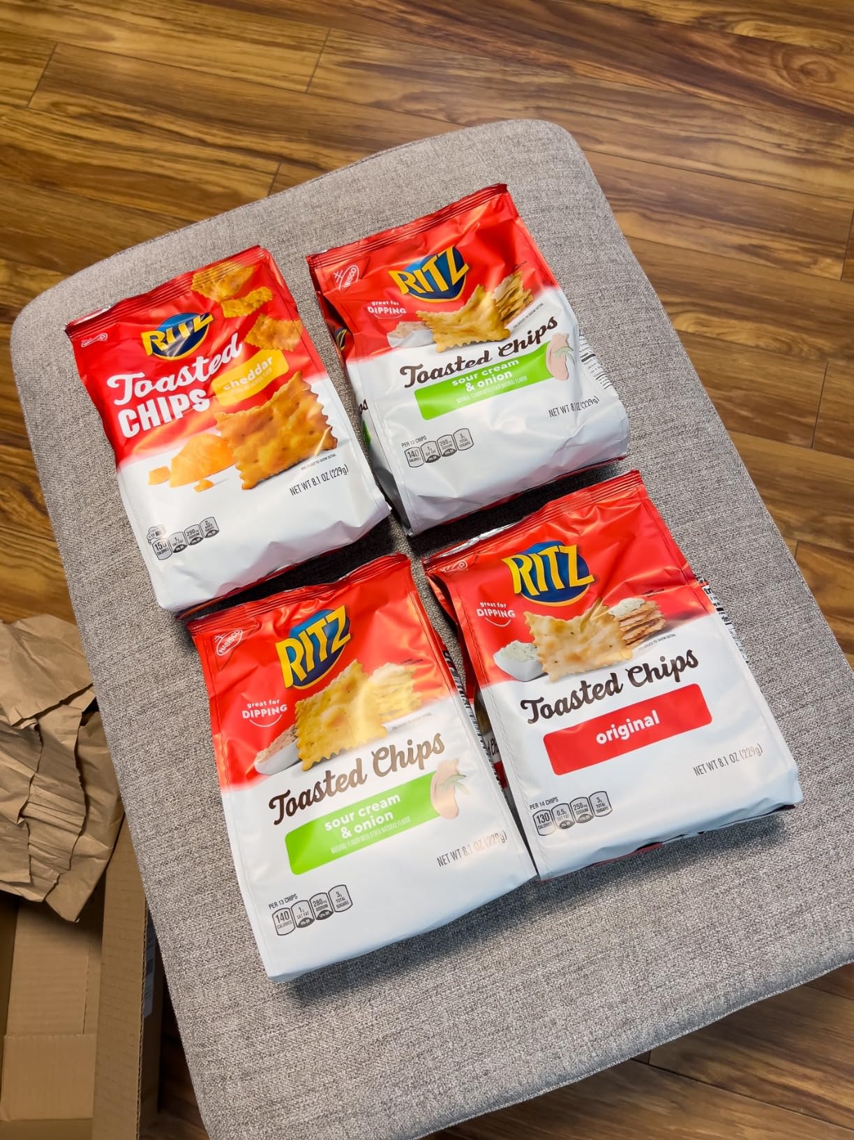 Amazon.com: RITZ Toasted Chips Variety Pack with Cheddar, Sour Cream ...