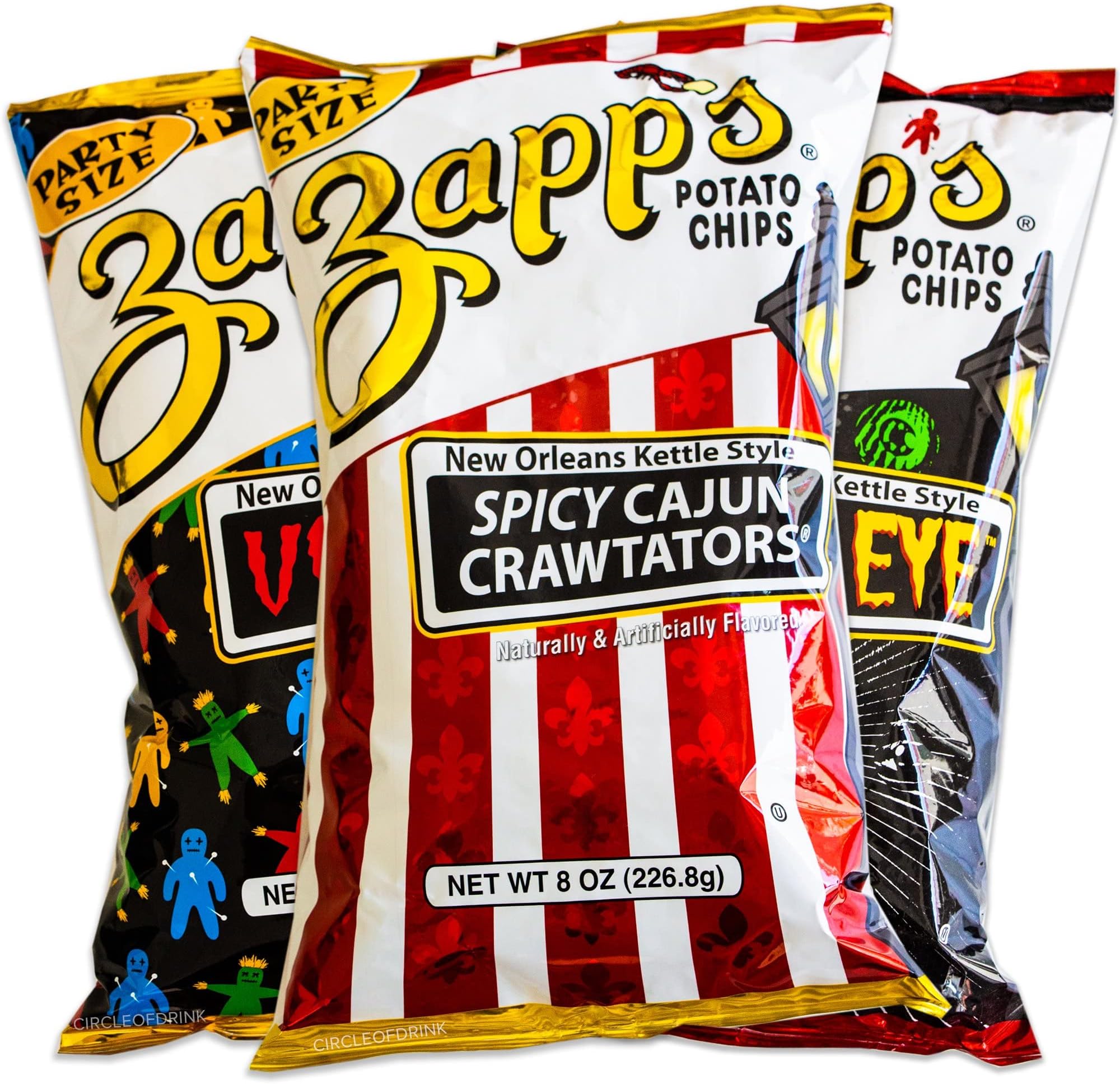Amazon.com: Zapp's New Orleans Kettle Style Voodoo Potato Chips 9 oz ...