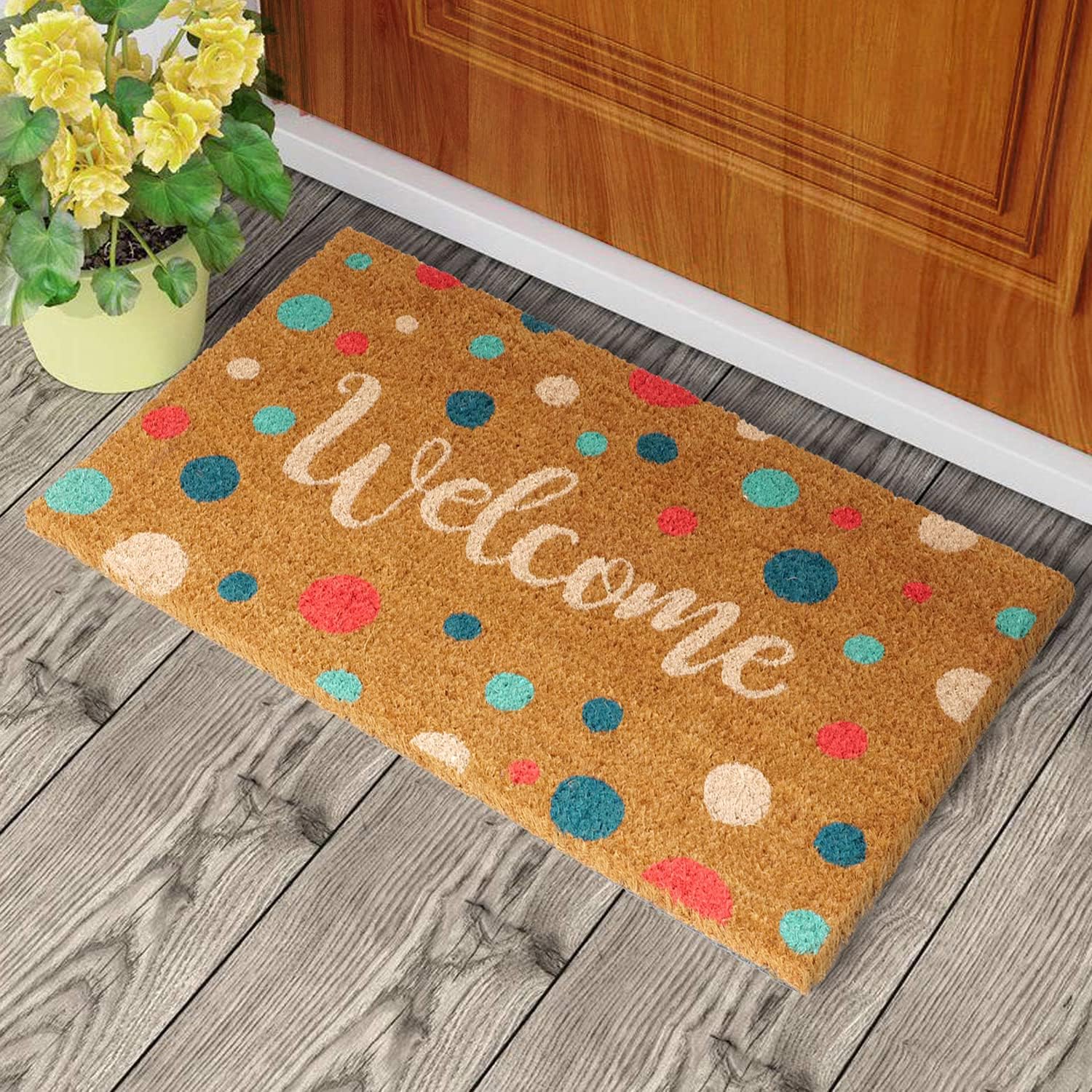 Buy MATS AVENUE DOOR MATS AT YOUR DOOR STEP Coir Mat Rubber Backed ...