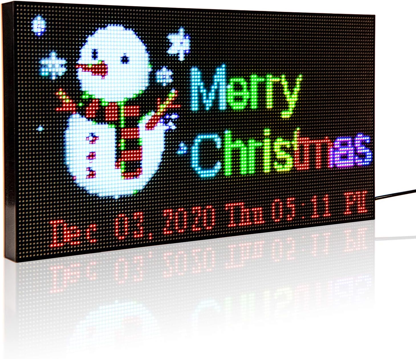 Scrolling LED Sign Leadleds P3 7 Color Programmable LED Display Board ...