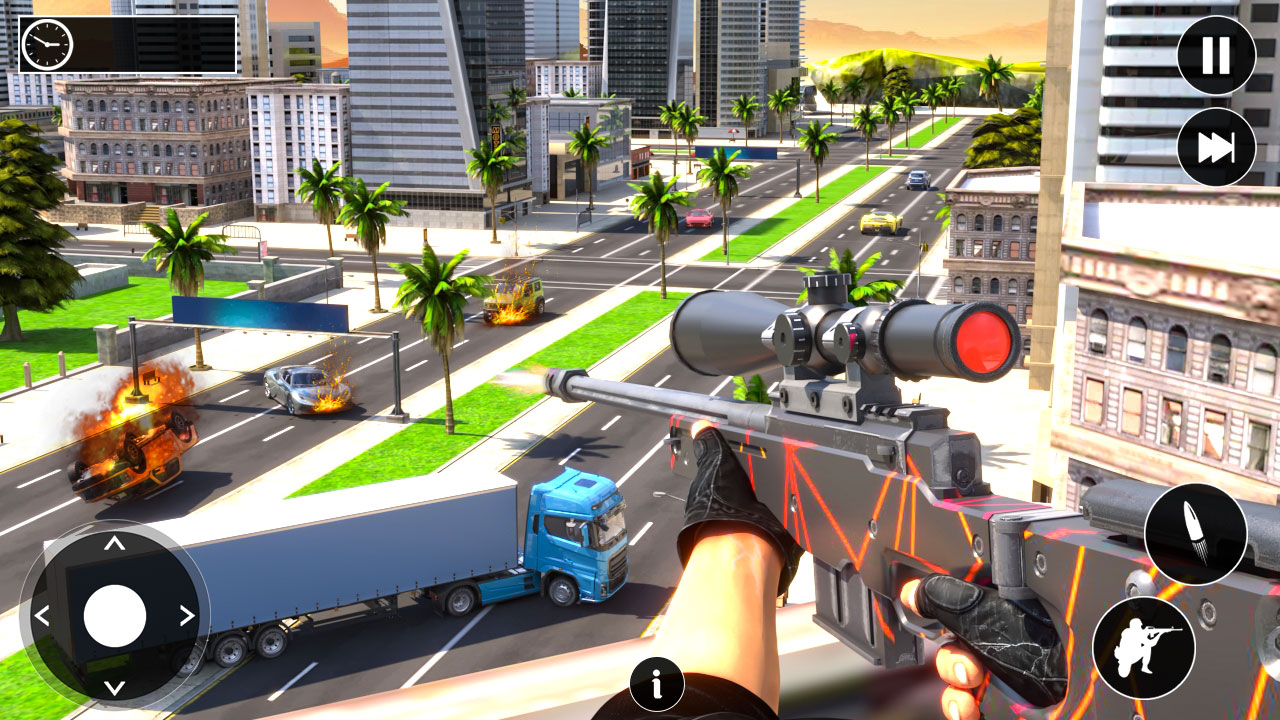 Sniper Battle Attack: Real Shooting Gun War Game- Free Shooting Strike ...