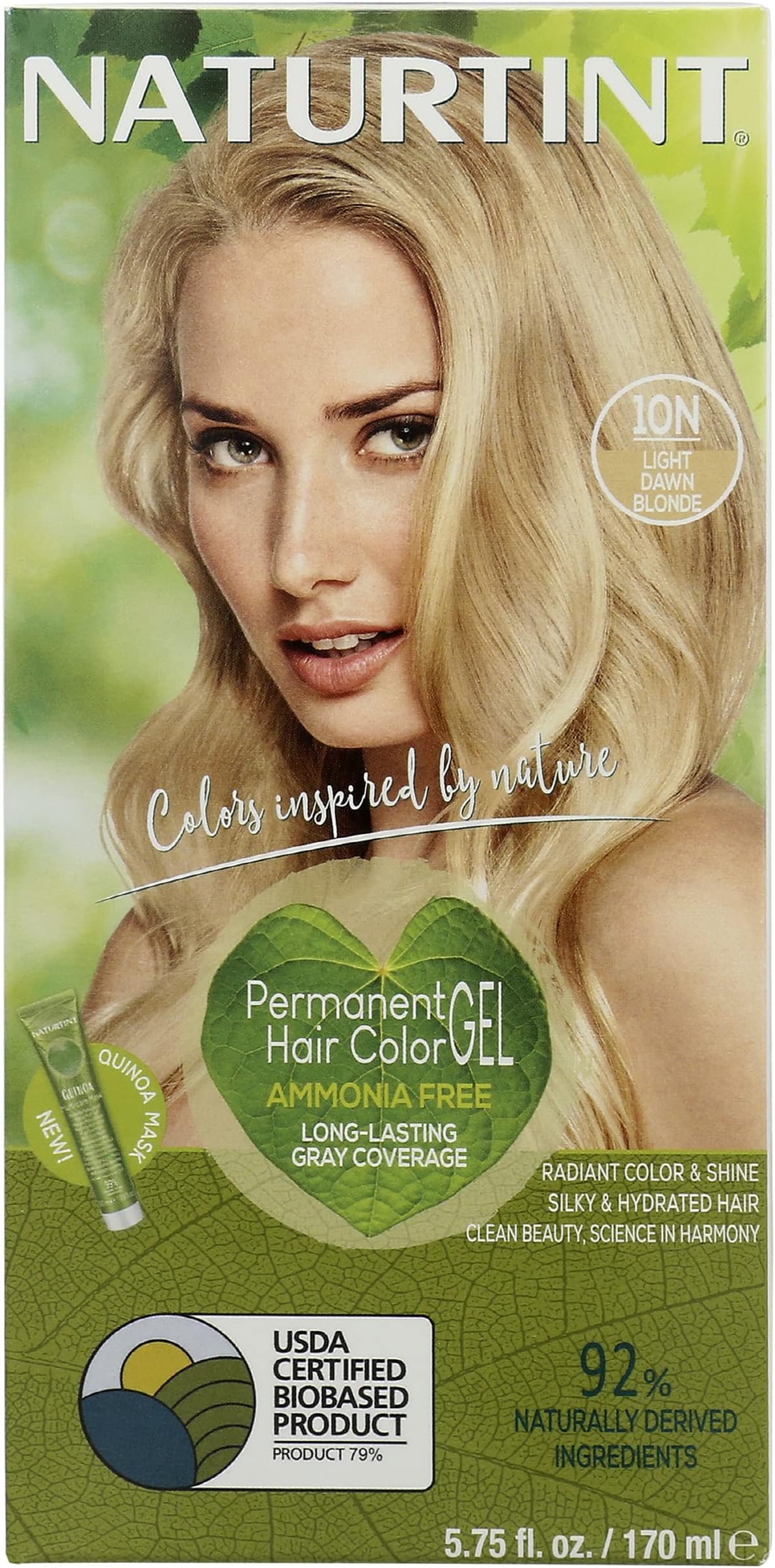 Amazon.com : Naturtint Hair Color 10N Blonde Dawn, No Ammonia, No ...