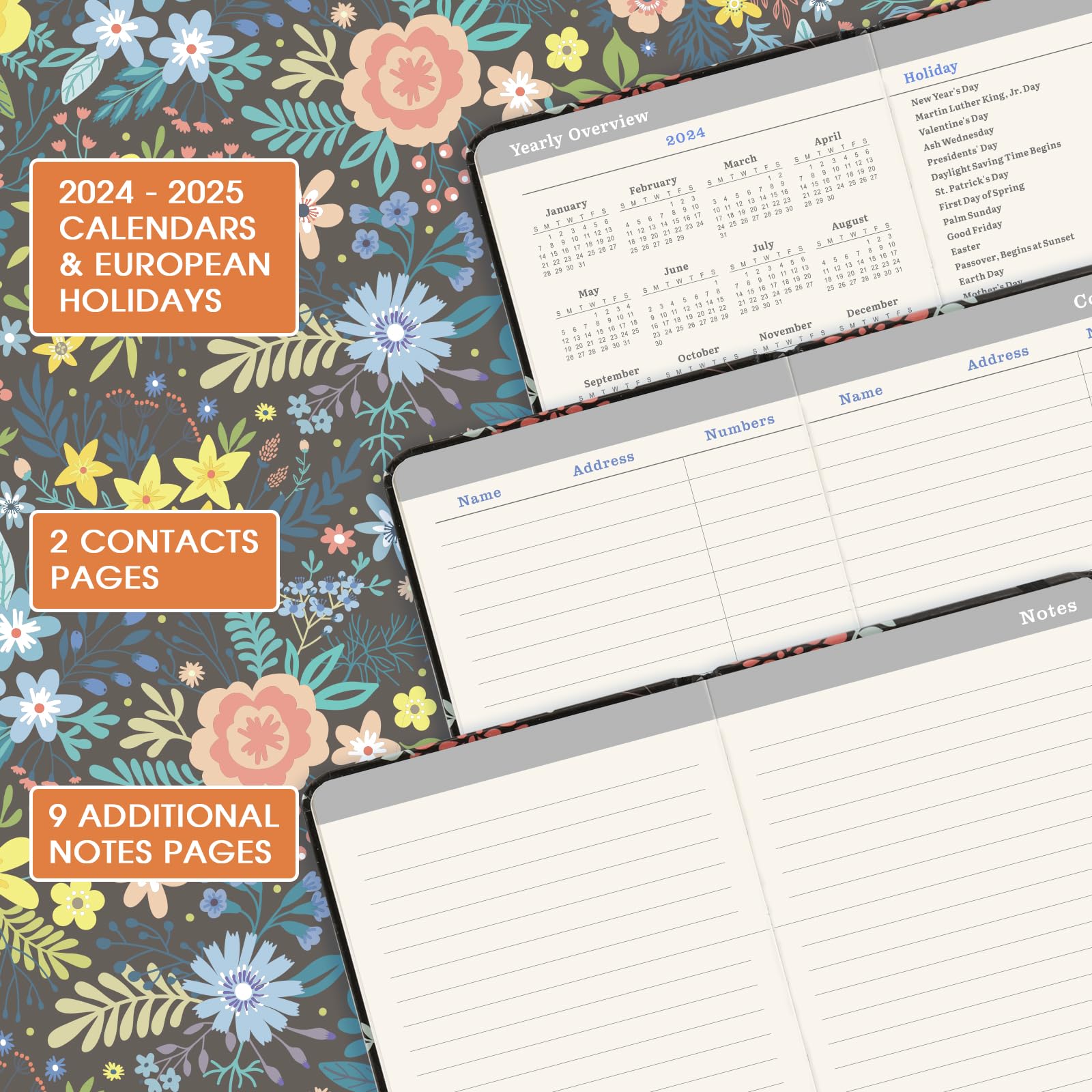Snapklik.com : 2024-2025 Pocket Planner - Weekly & Monthly Calendar ...