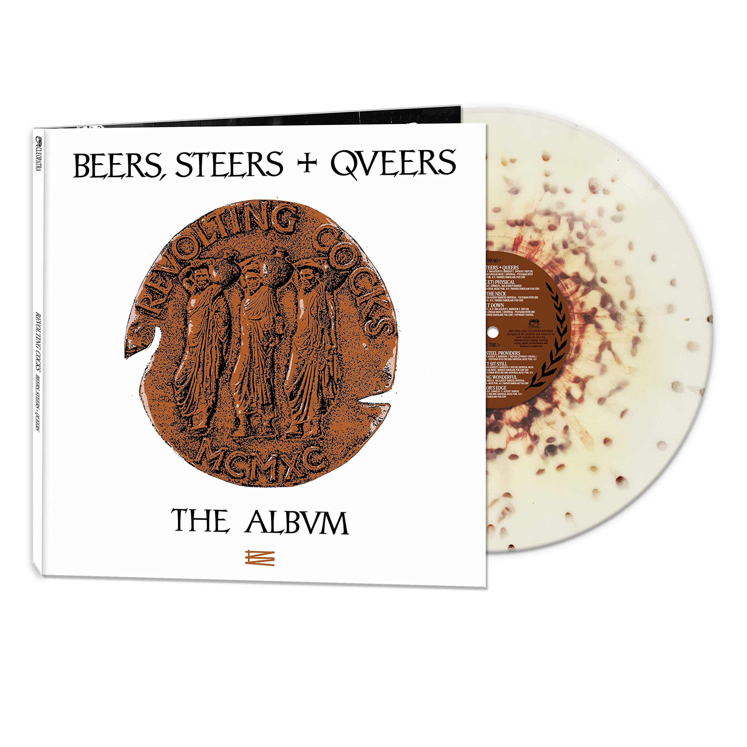 Amazon.com: Beers, Steers & Queers - Bronze/white Splatter: CDs & Vinyl