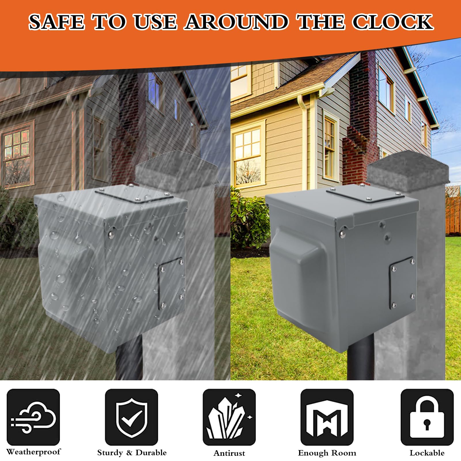 Snapklik.com : 30 Amp 125 Volt RV Power Outlet Box- 30 Amp RV Plug Box ...