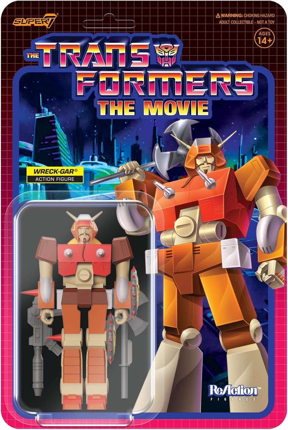 SUPER7 – Transformers ReAction Figures Wave 6 Wreck-Gar (G1) – BigaMart