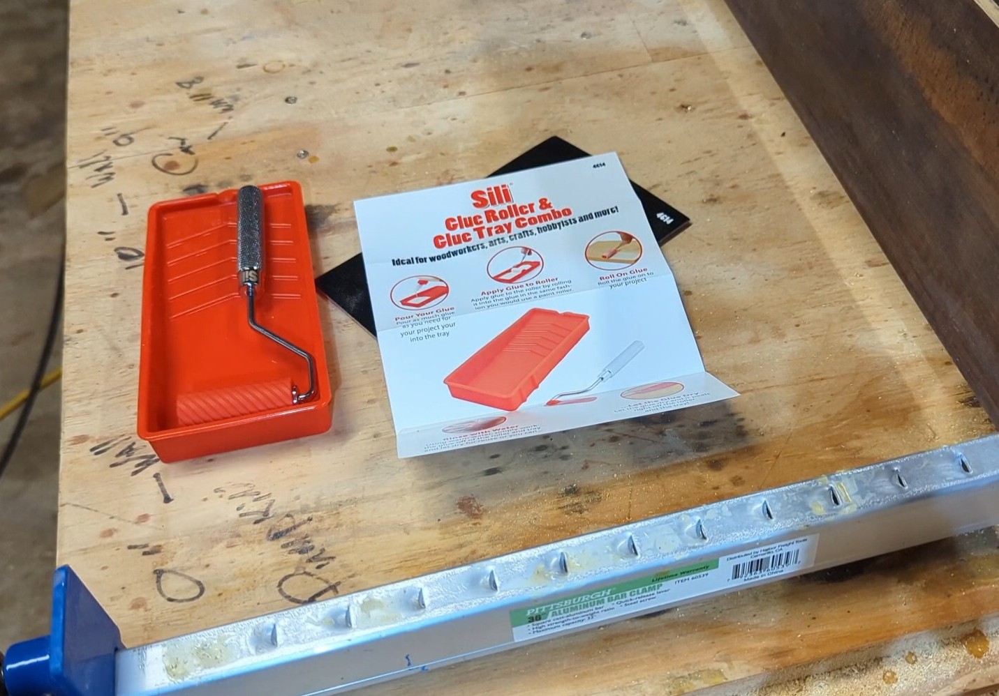 Watch Sili Glue roller and tray Combo nonstick silicone roller. on ...