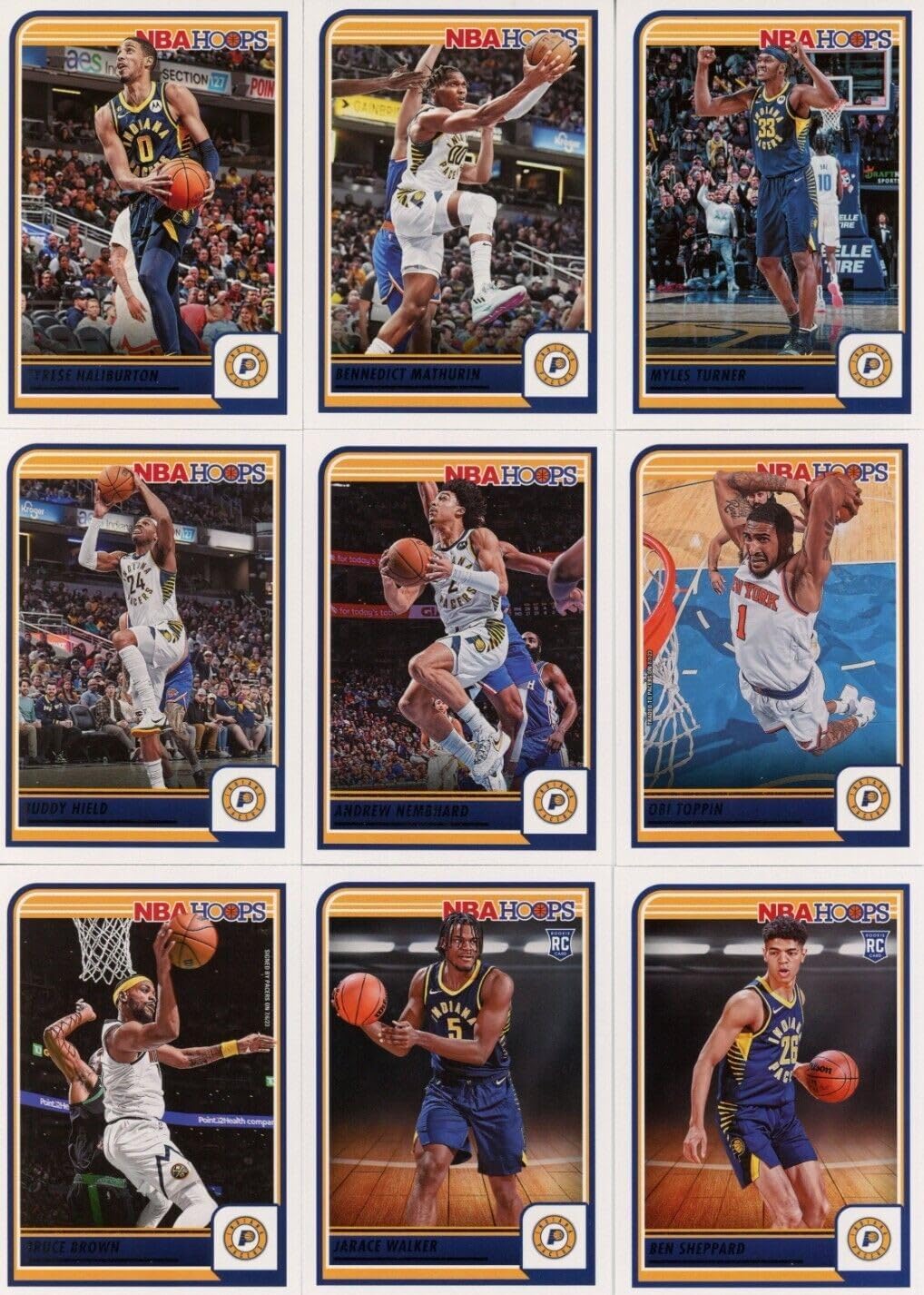 Indiana Pacers 2023 2024 Hoops Factory Sealed Team Set Featuring Tyrese ...
