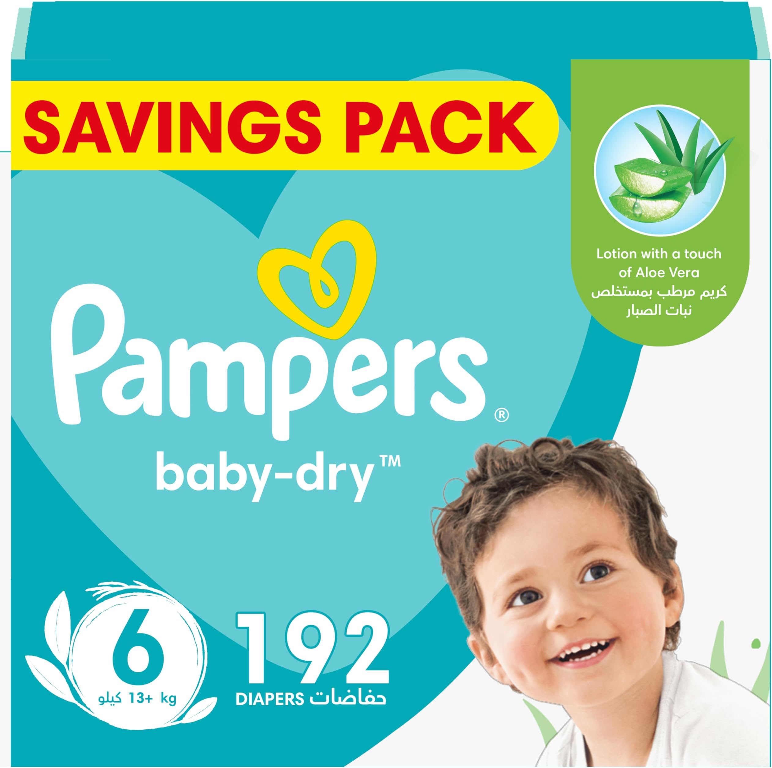 Pampers Premium Care Taped Baby Diapers, Size 6, 13+kg, Unique Softest ...