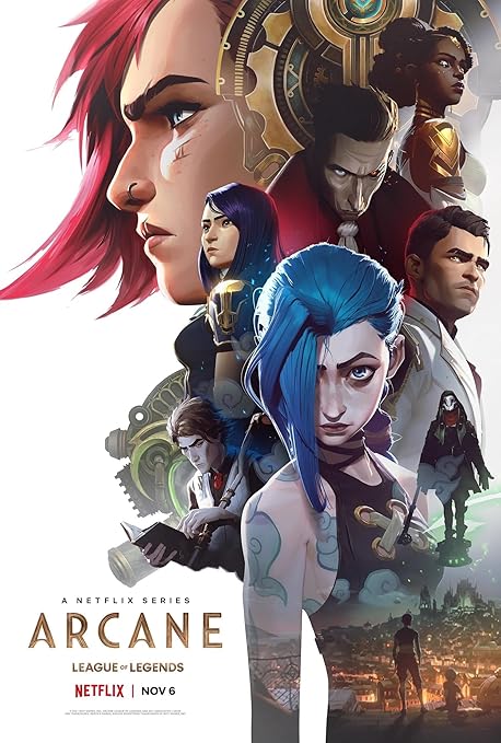 Arcane League Of Legends A4 Size Poster Wall Arts : Amazon.co.uk: Home ...