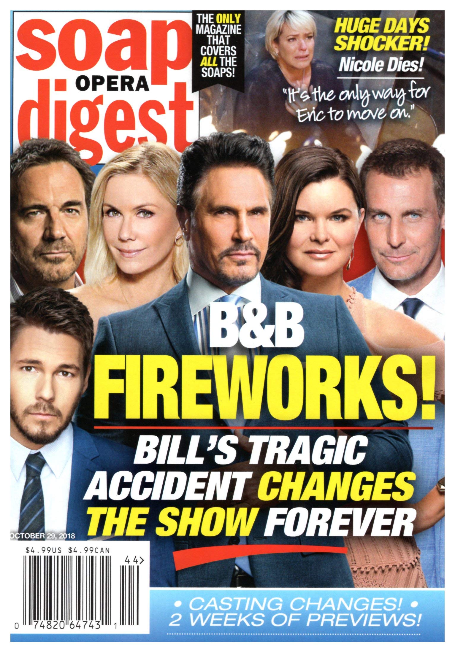 Buy Soap Opera Digest Magazine October 29 2018 Scott Clifton Thorsten ...