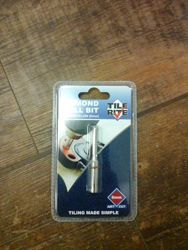 Tile Rite Wet Cut Diamond Tipped Porcelain Drill Bit 6mm : Amazon.co.uk ...