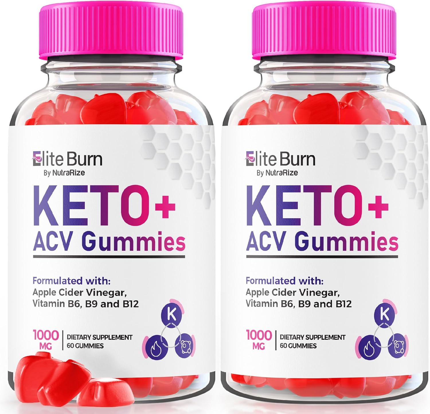Amazon.com: (2 Pack) Elite Burn Keto ACV Gummies, Elite Burn Keto ...