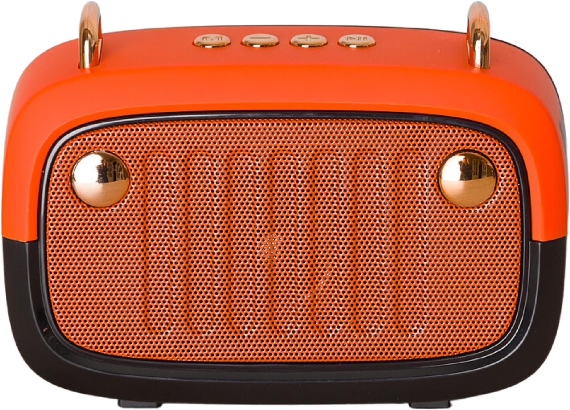 Vendoza BS-32D Portable Bluetooth Speaker - Orange Retro Wireless ...