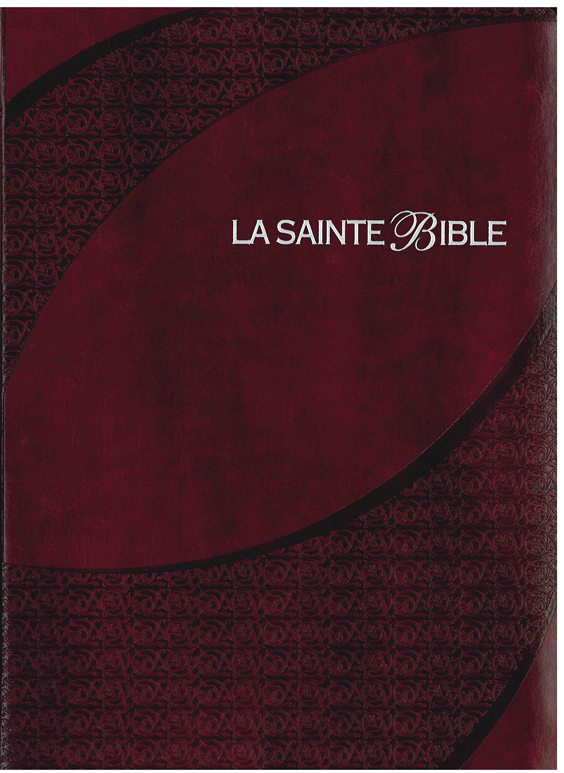 French Large Print Bible, Thumb Index, Imitation Leather, Segond 1910 ...