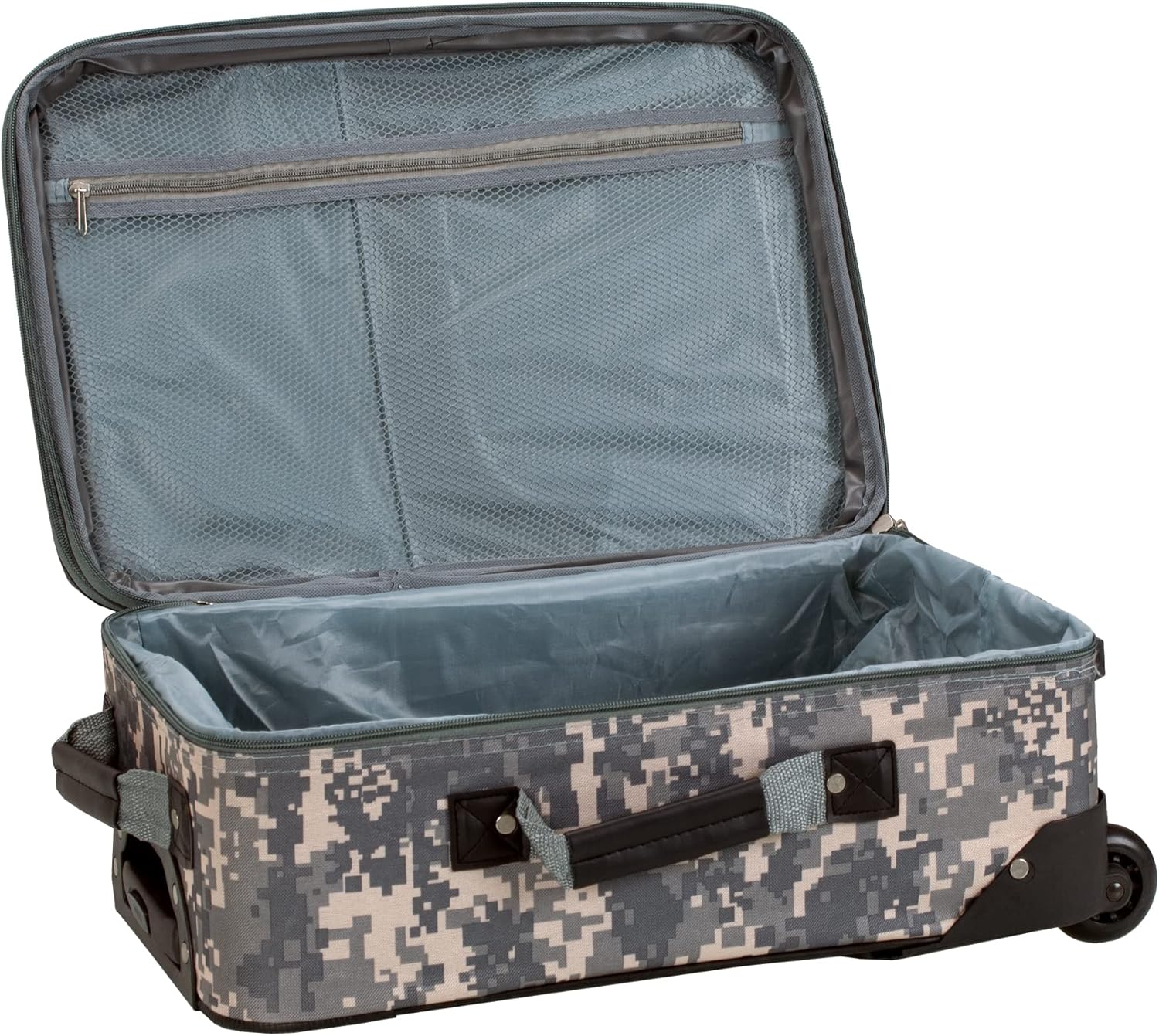 Review Rockland 3 Piece Luggage Set, ACU CAMO