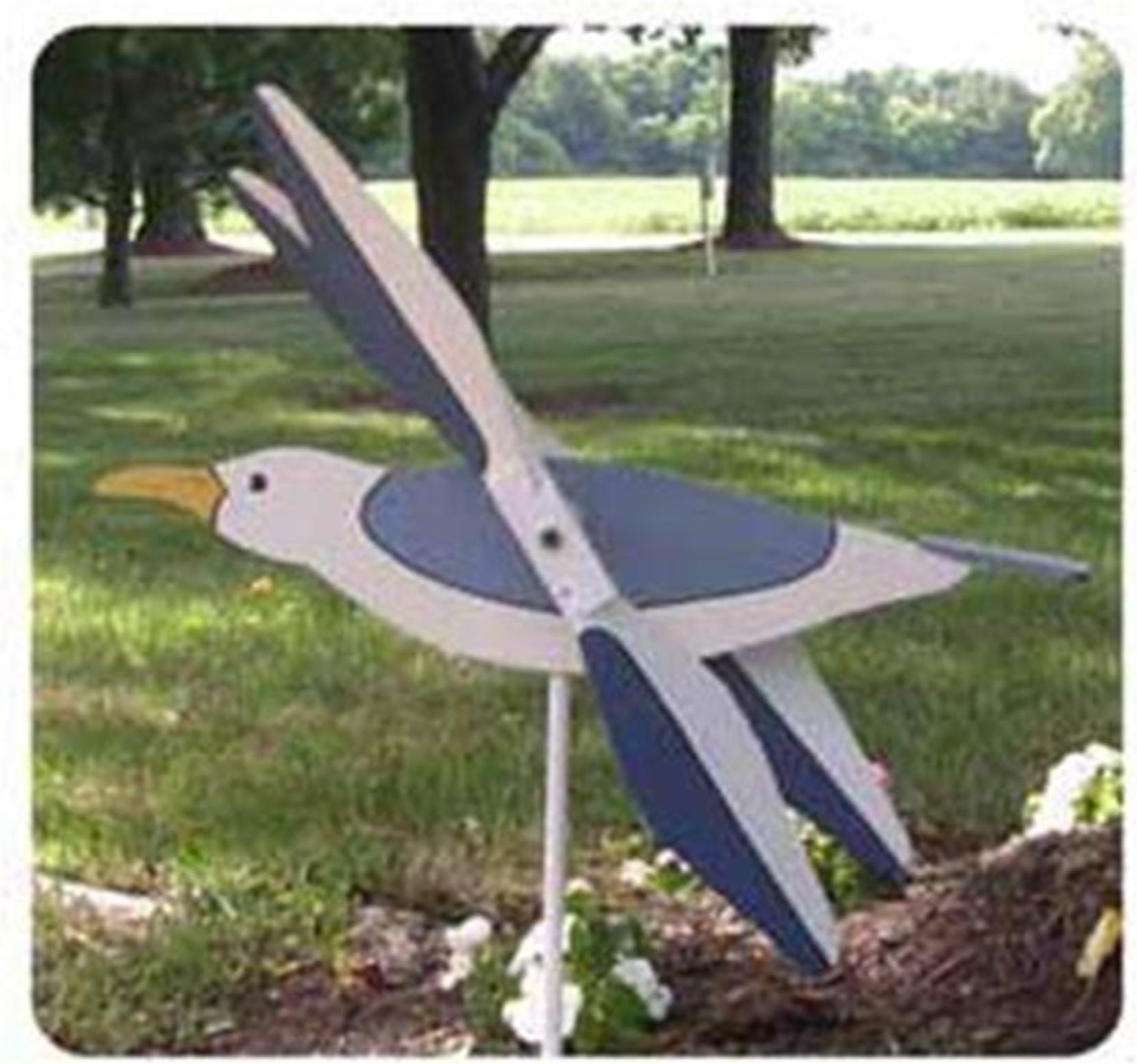 Woodcraft Project Paper Plan to Build Flying Seagull Whirligig - Amazon.com