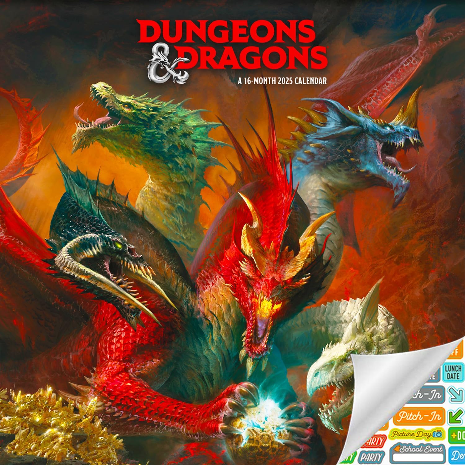 Dungeons and Dragons Calendar 2024 - Deluxe 2024 Dungeons and Dragons ...