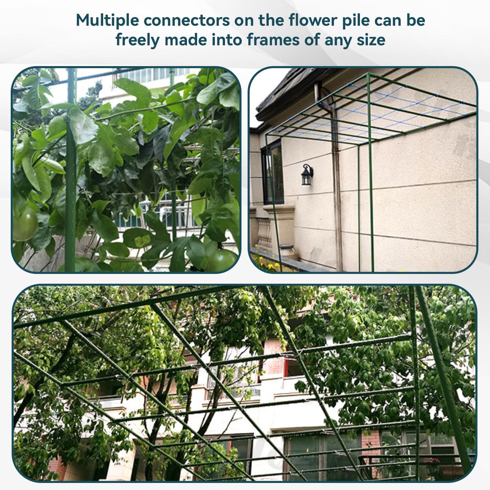 Snapklik.com : 8pcs Gardening Frame Connector, 5 Way Corner Connector ...