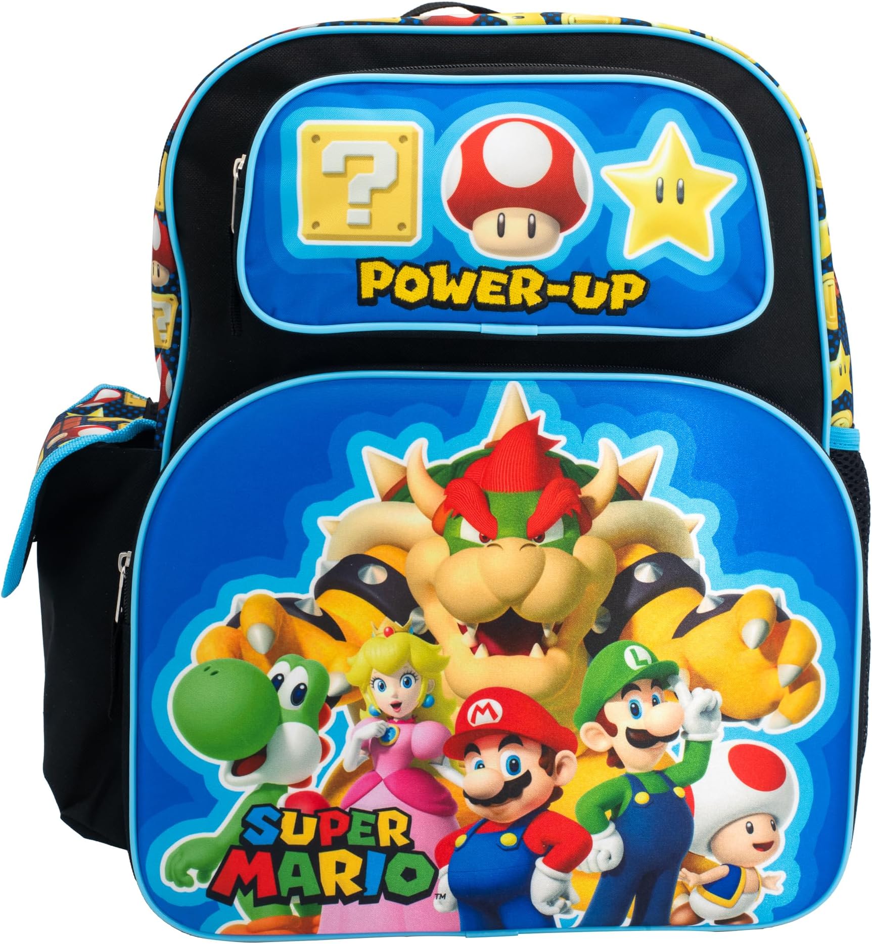 Amazon.com | AI ACCESSORY INNOVATIONS Super Mario Brothers Backpack, 16 ...