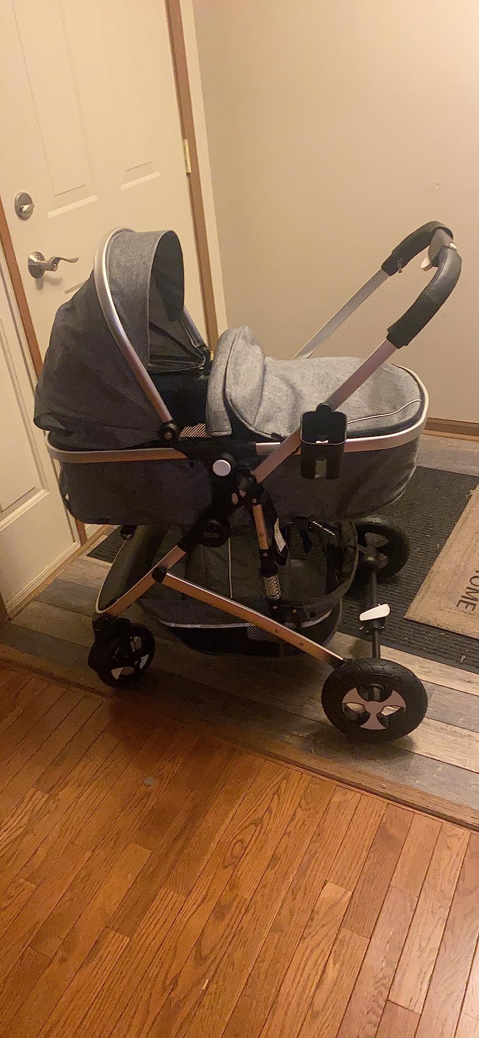 $23/mo - Finance Kinder King 2 in 1 Convertible Baby Stroller, Folding ...