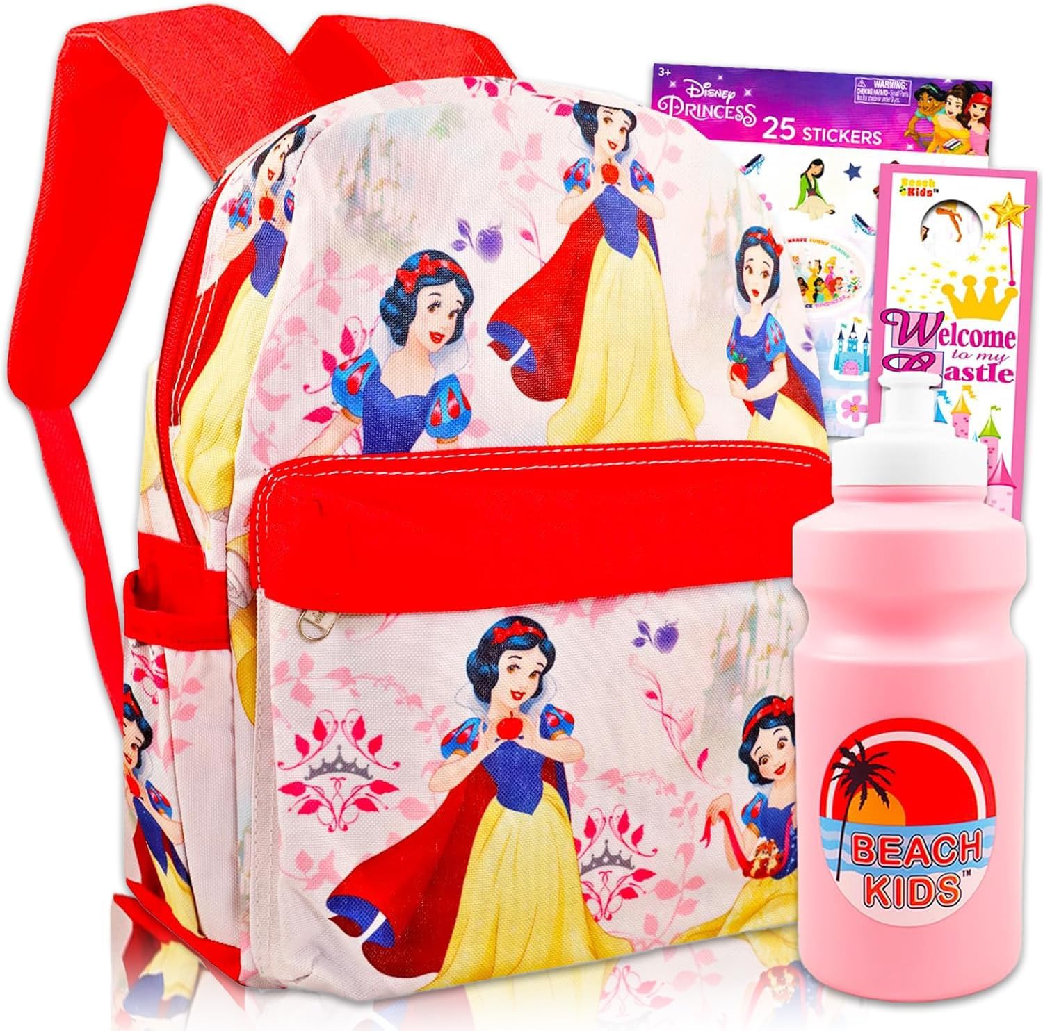 Amazon.com | Snow White Backpack Set - Bundle of 12" Mini Snow White ...