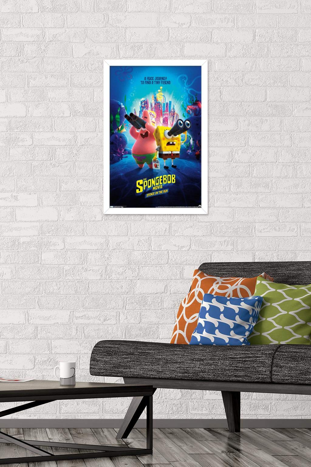 De Spongebob Squarepants Filmposter Spongebob & Gary Pop Art Auf