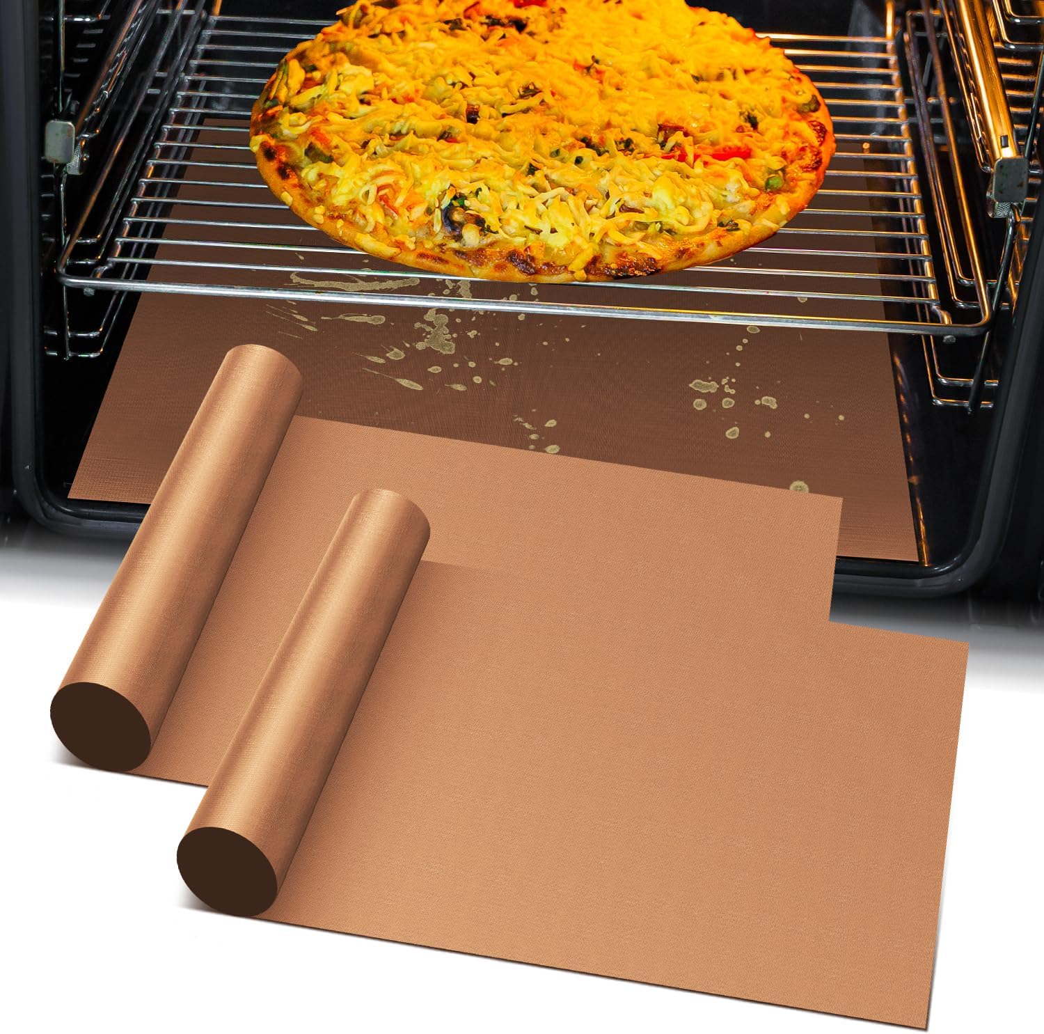 Amazon.com: 3 Pack Thick Heavy Duty Oven Liners for Bottom of Oven, Non ...