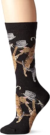 Amazon.com: Ozone Womens Cat Conga Sock : Clothing, Shoes & Jewelry